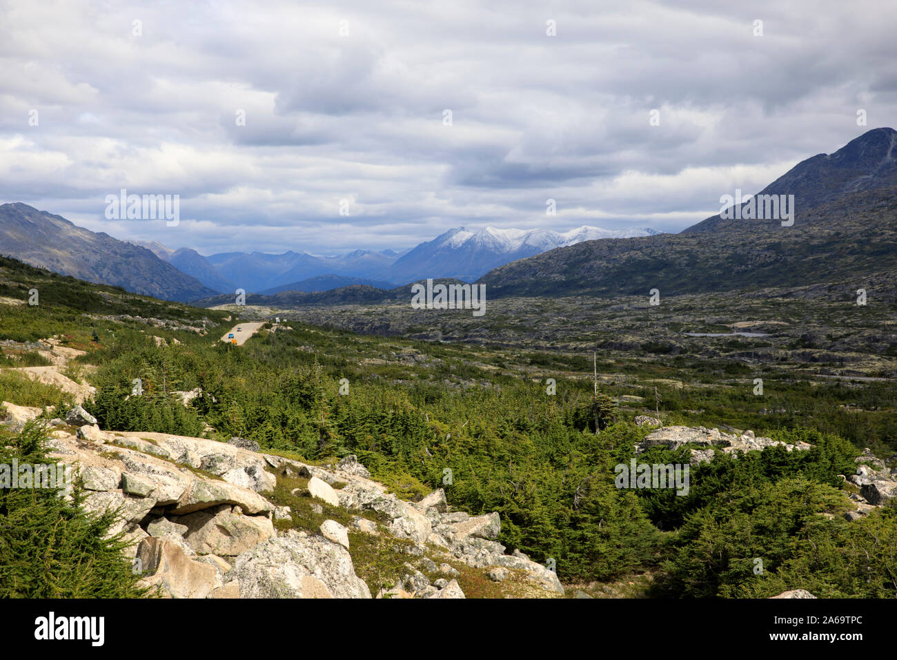 White Pass landscape view, Skagway, Alaska, USA Stock Photo - Alamy