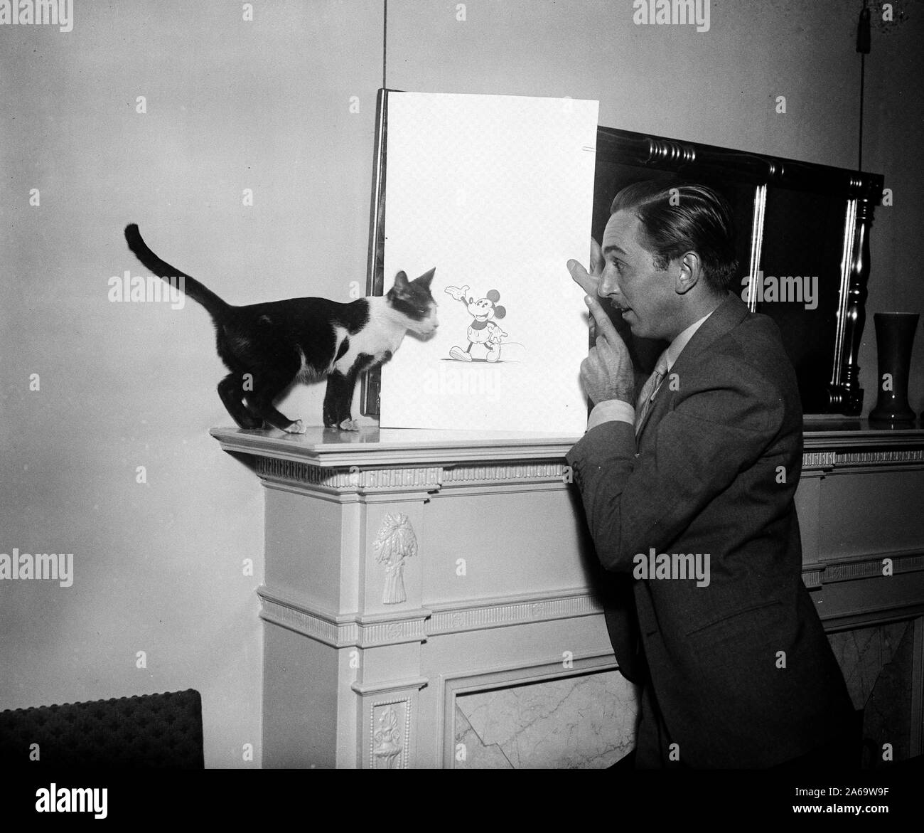 Walt Disney As A Child Drawing