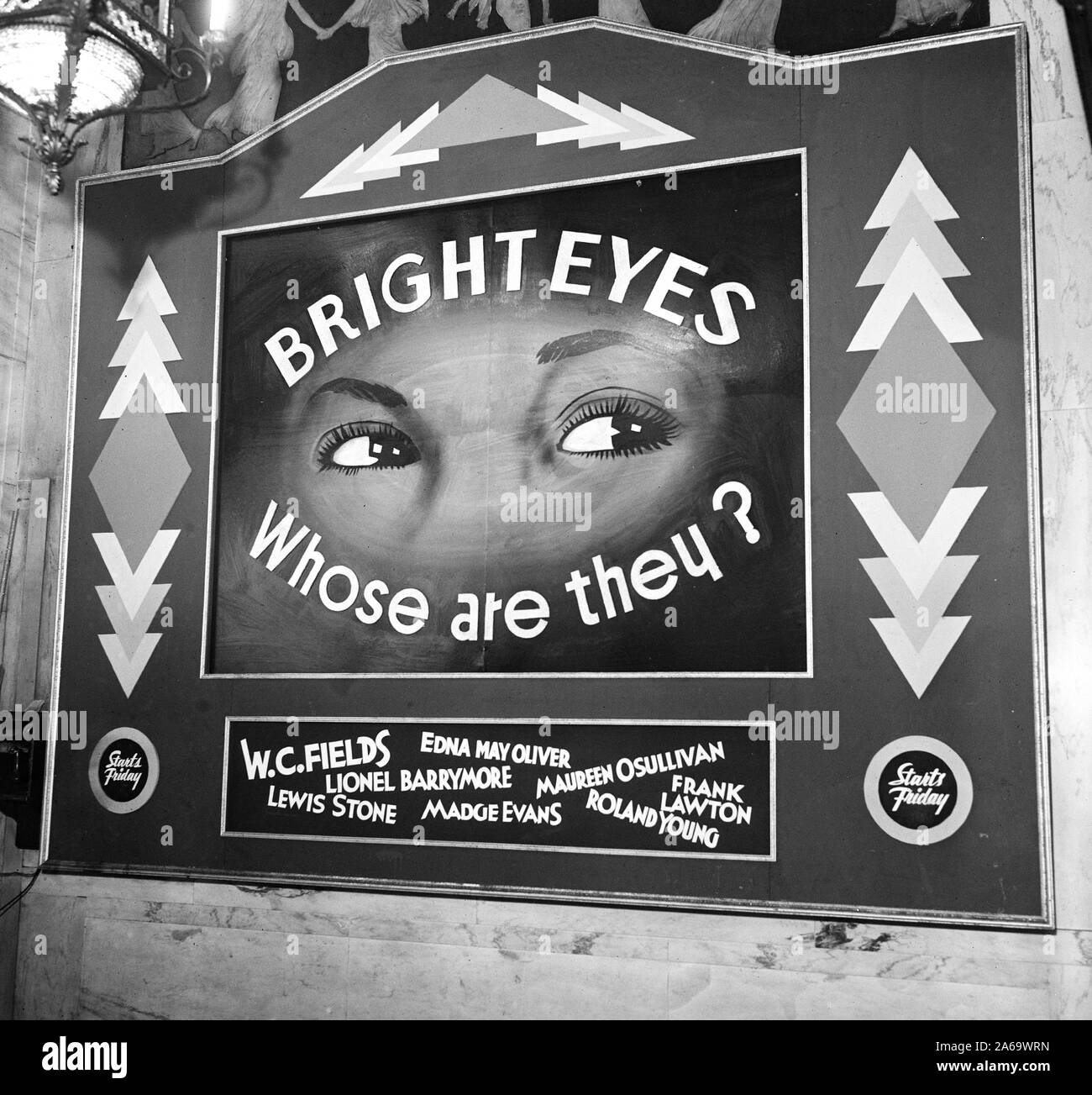 1930s theater advert Black and White Stock Photos & Images - Alamy