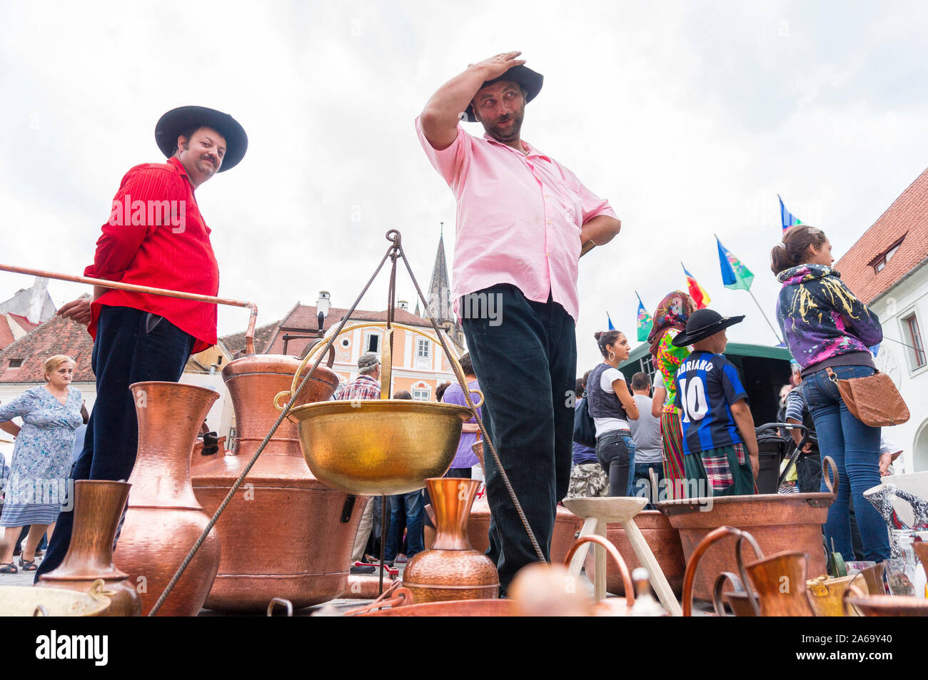 Bohemian Gypsy Festival. Colorful gypsy costumes Stock Photo - Alamy