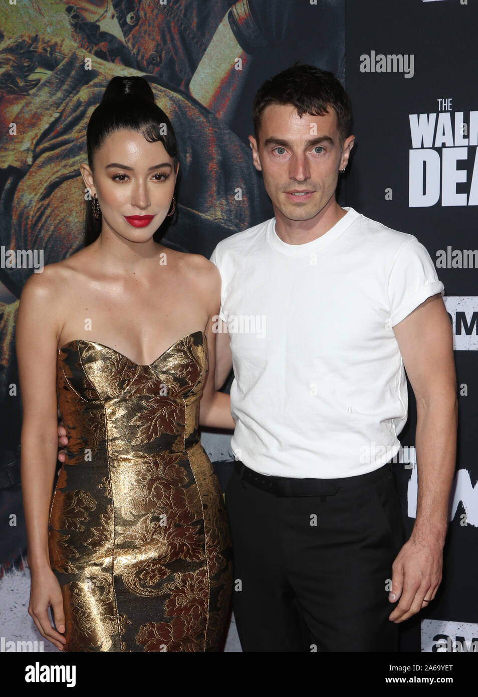 The Walking Dead Premiere and Party Featuring: Christian Serratos ...