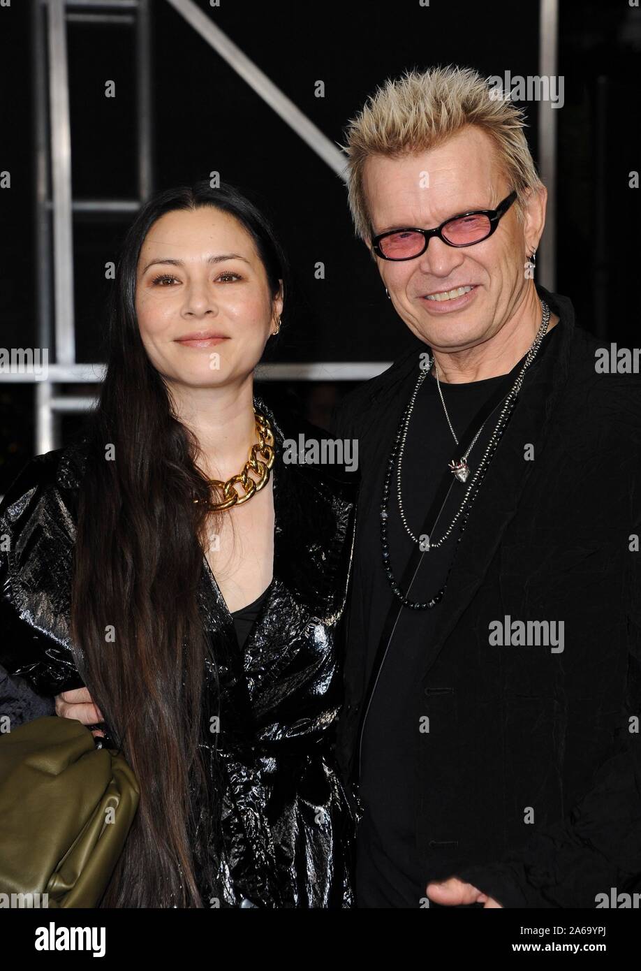 Los Angeles, CA. 24th Oct, 2019. China Chow, Billy Idol at arrivals for ...