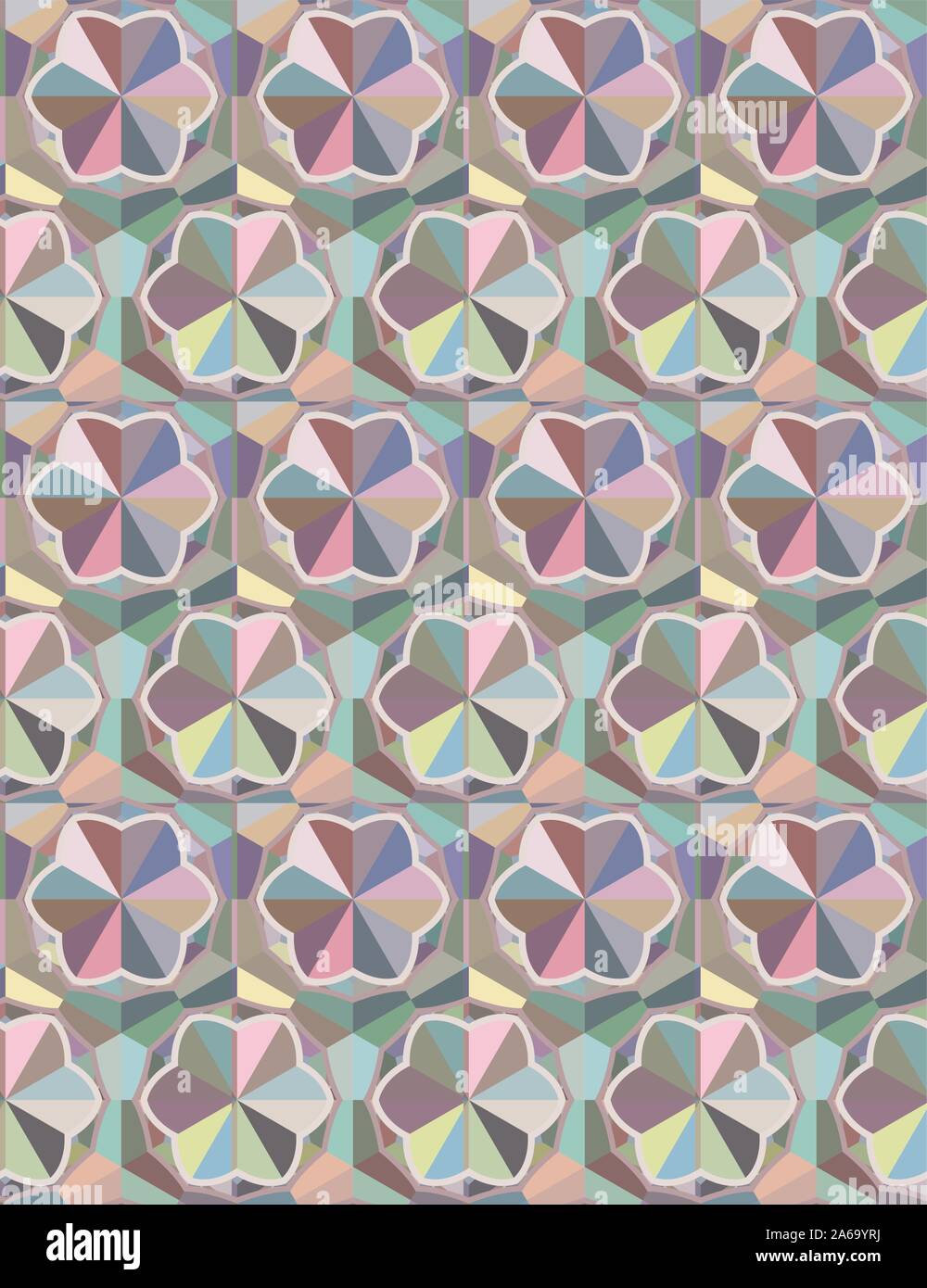 Seamless geometric ornamental vector pattern. Abstract background Stock ...