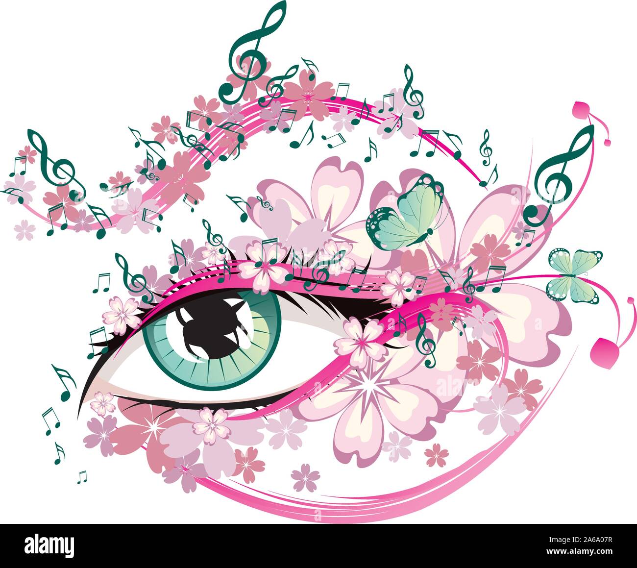 Mystical music Stock Vector Images - Alamy