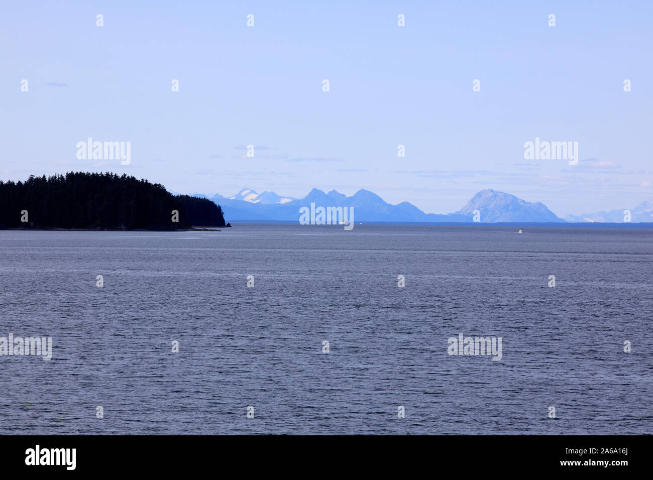 Strait Point view and landscape, Strait Point, Alaska, USA Stock Photo ...