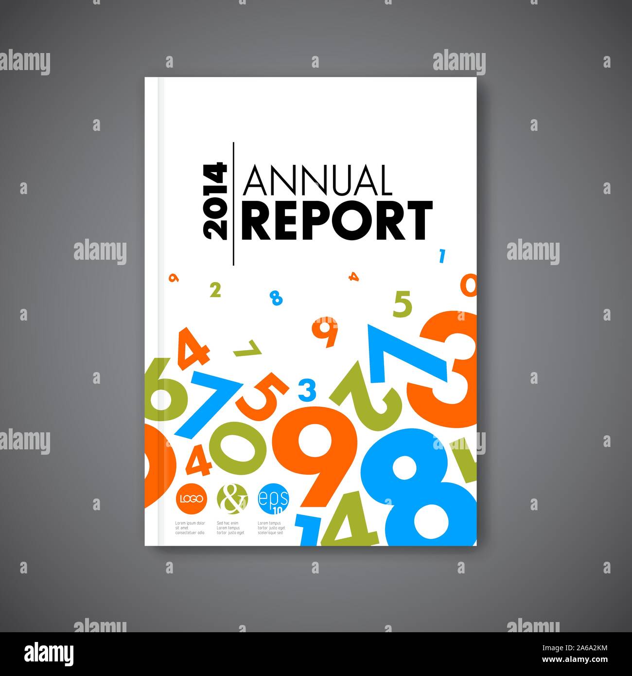 Modern Vector abstract brochure / book / flyer design template ...