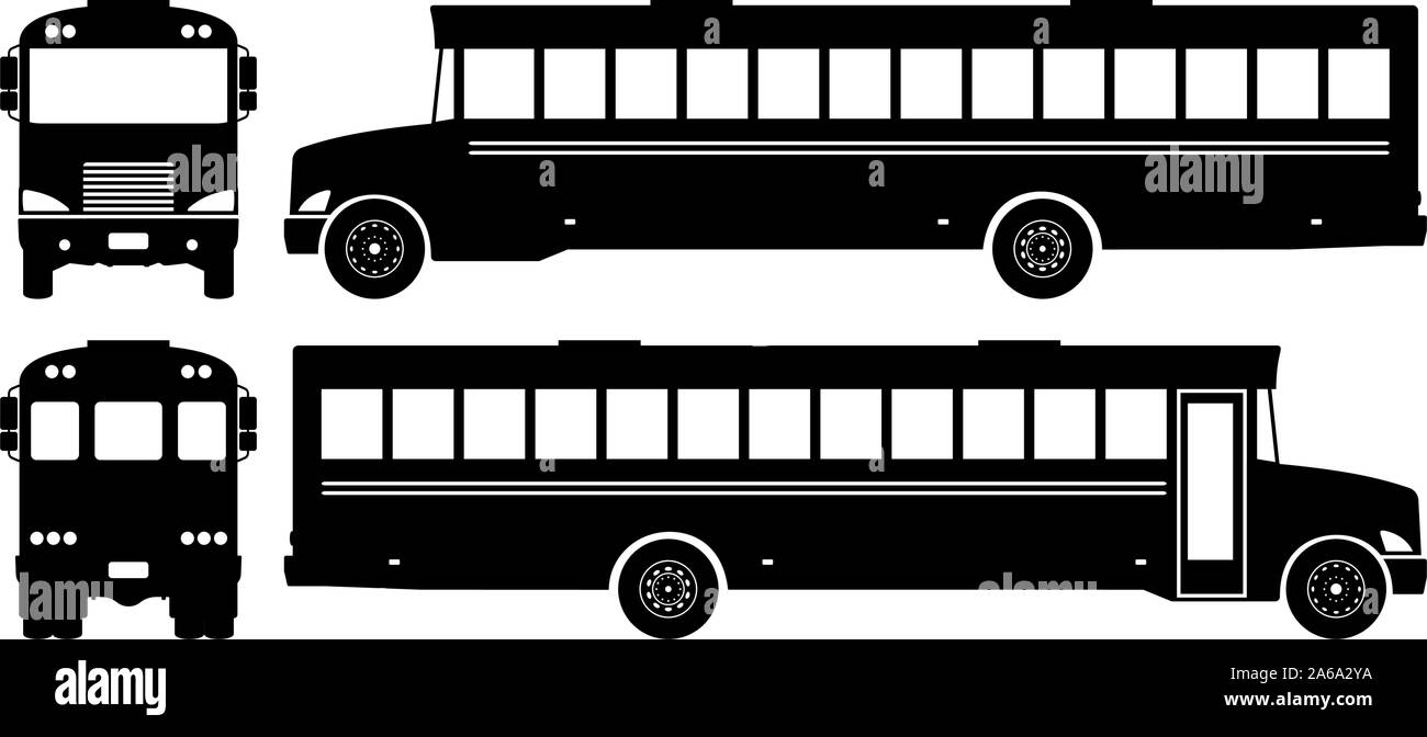 School bus front view hi-res stock photography and images - Alamy