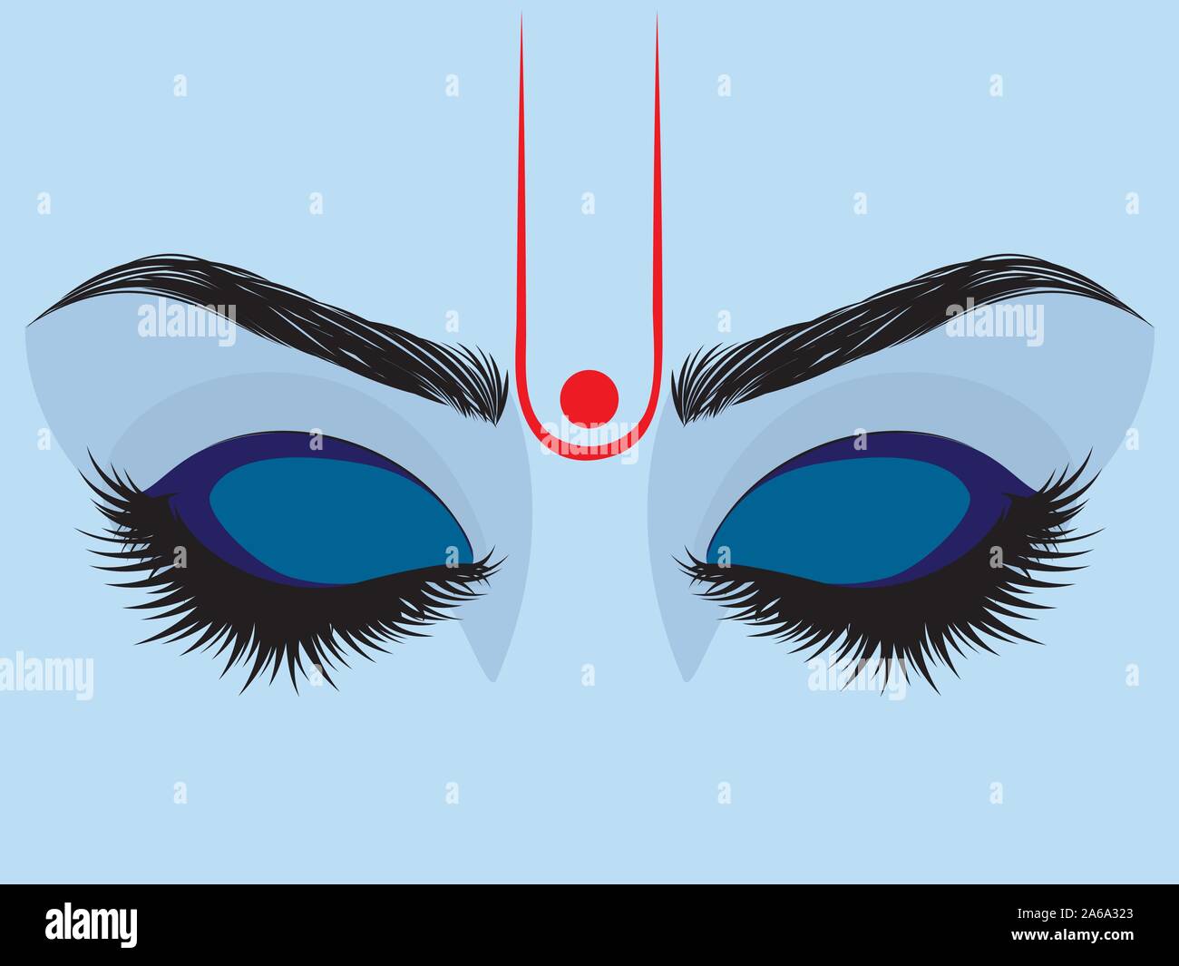 Blue skin god hi-res stock photography and images - Alamy