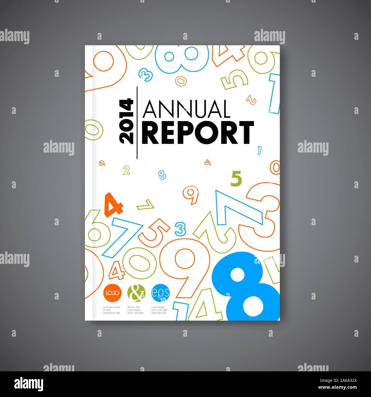 Modern Vector abstract brochure / book / flyer design template ...