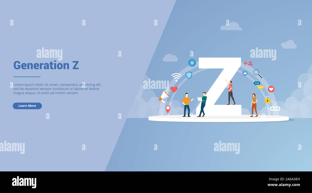 Generation x y z graphic hi-res stock photography and images - Alamy
