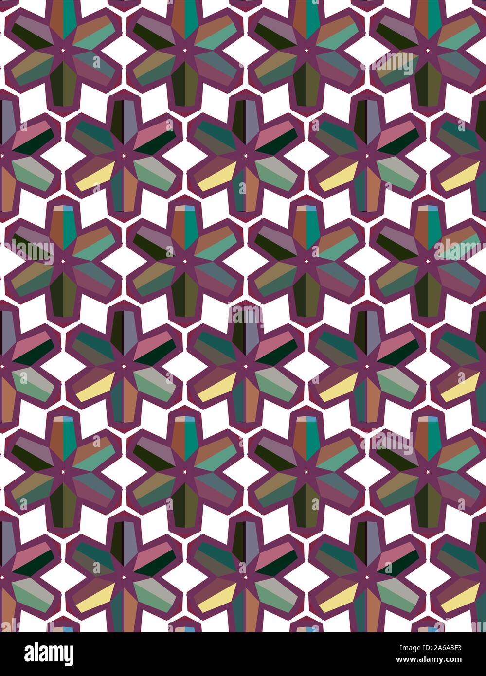 Geometric ornamental vector pattern. Seamless design texture Stock ...