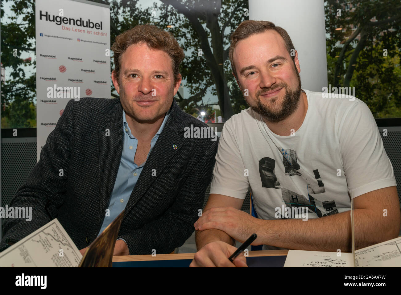 FRANKFURT AM MAIN, Germany - October 19 2019: Manuel Straube and Timmo ...