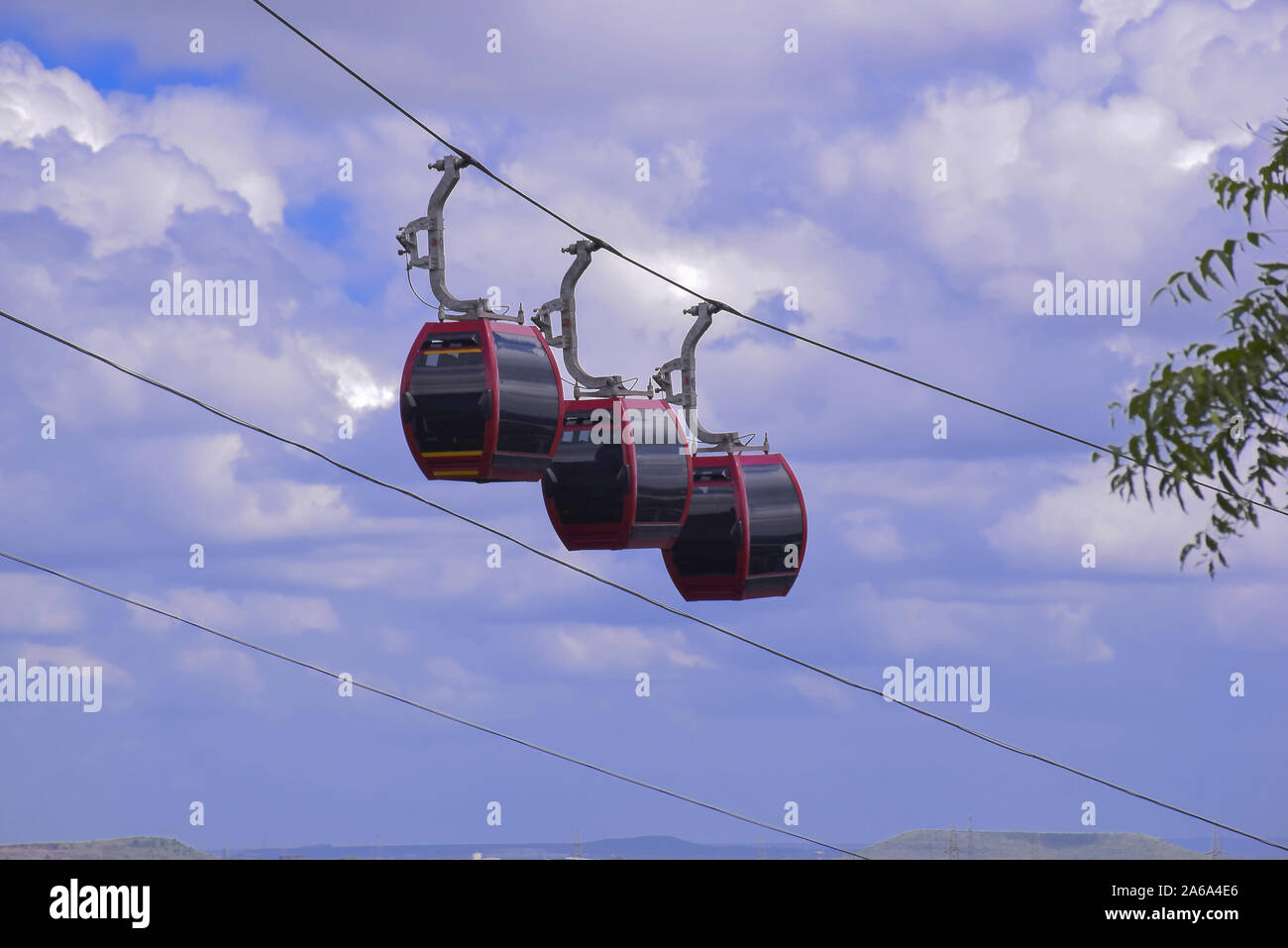 Cable car on ropeway hi-res stock photography and images - Alamy