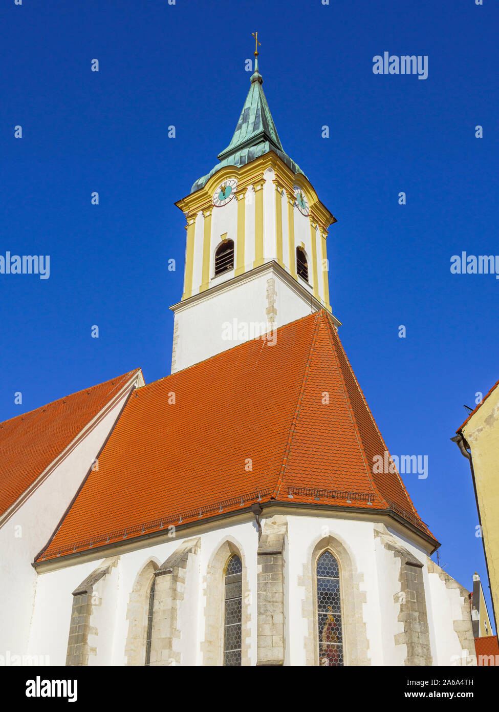 Parish church Sankt Barbara, Barbara Church, Abensberg, Lower Bavaria ...