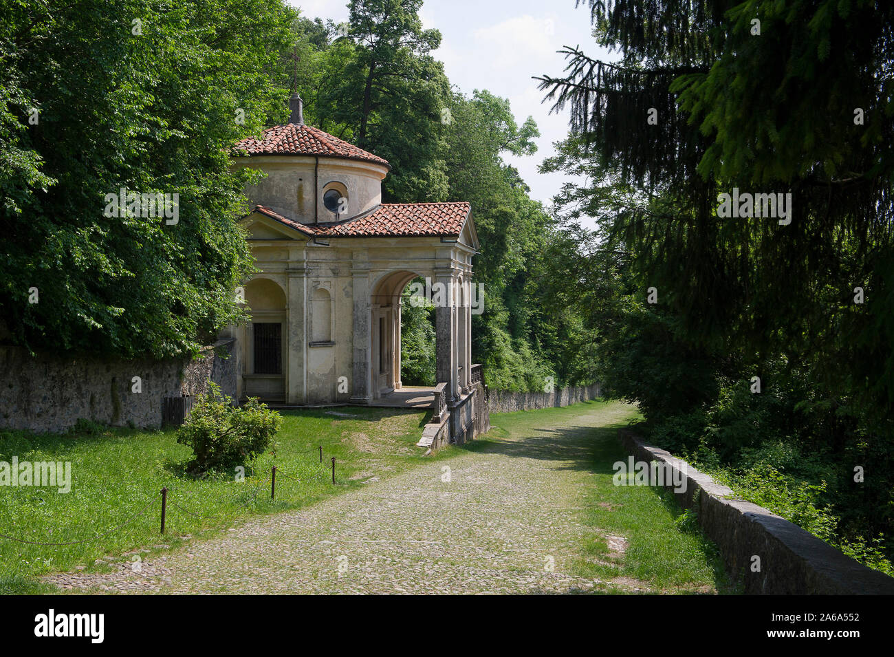 Italy, Lombardy, Varese. Sacred Way of the Sacred Mount of Varese ...