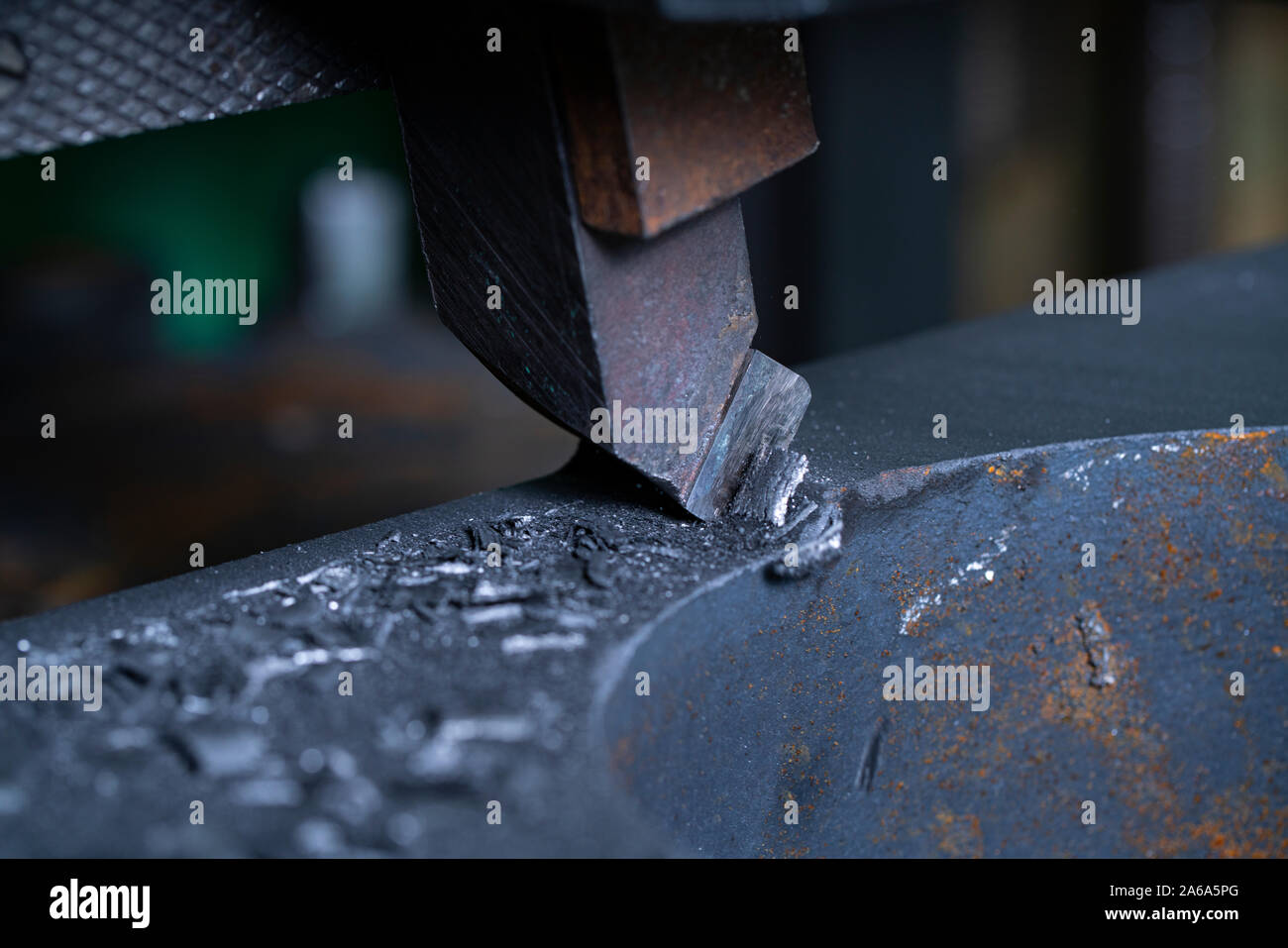 Machinery at production plant close up photo Stock Photo - Alamy