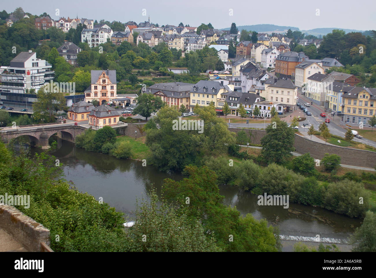 Centre view of Weilburg town Stock Photo - Alamy