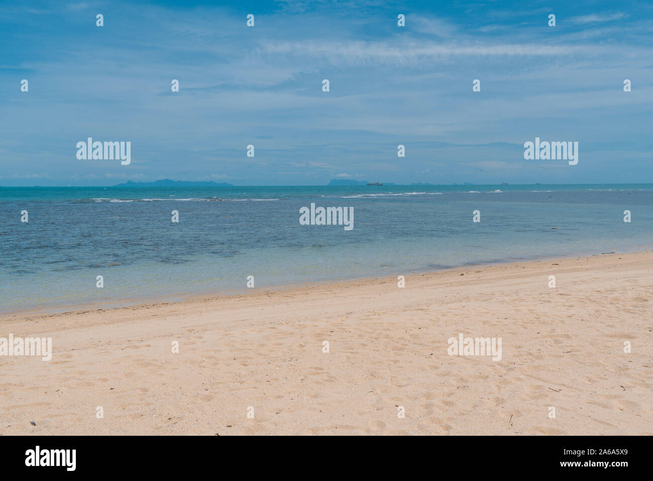 Thailand, Koh Samui seaside natural scenery, tropical island ocean ...