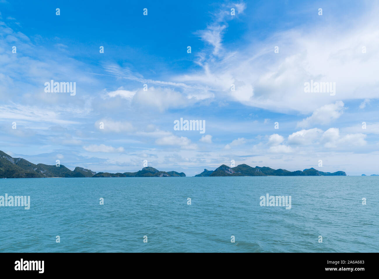Sunny Scenery on Ang Thong National Park in Koh Samui, Thailand Stock ...