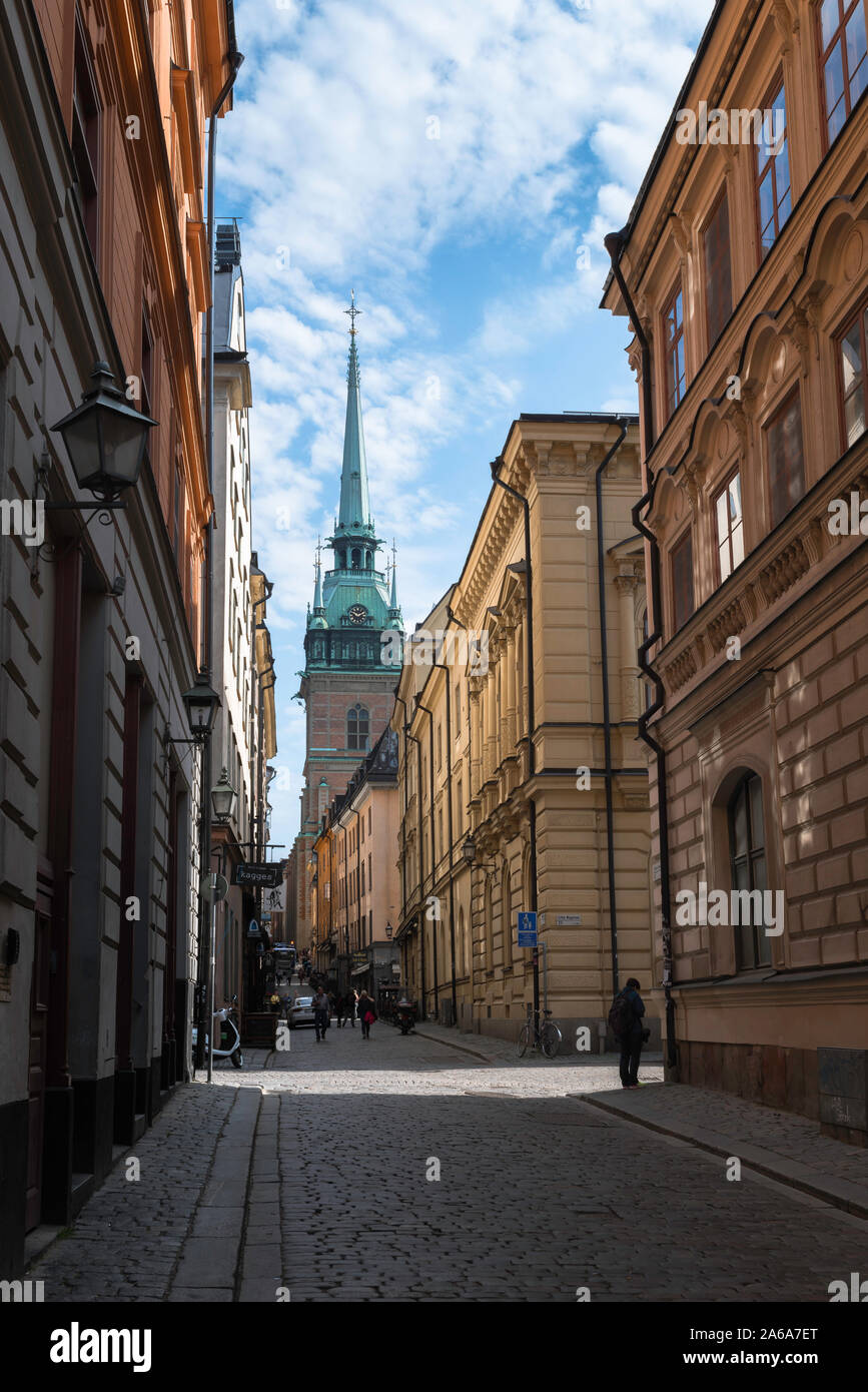 Gamla stan church hi-res stock photography and images - Alamy