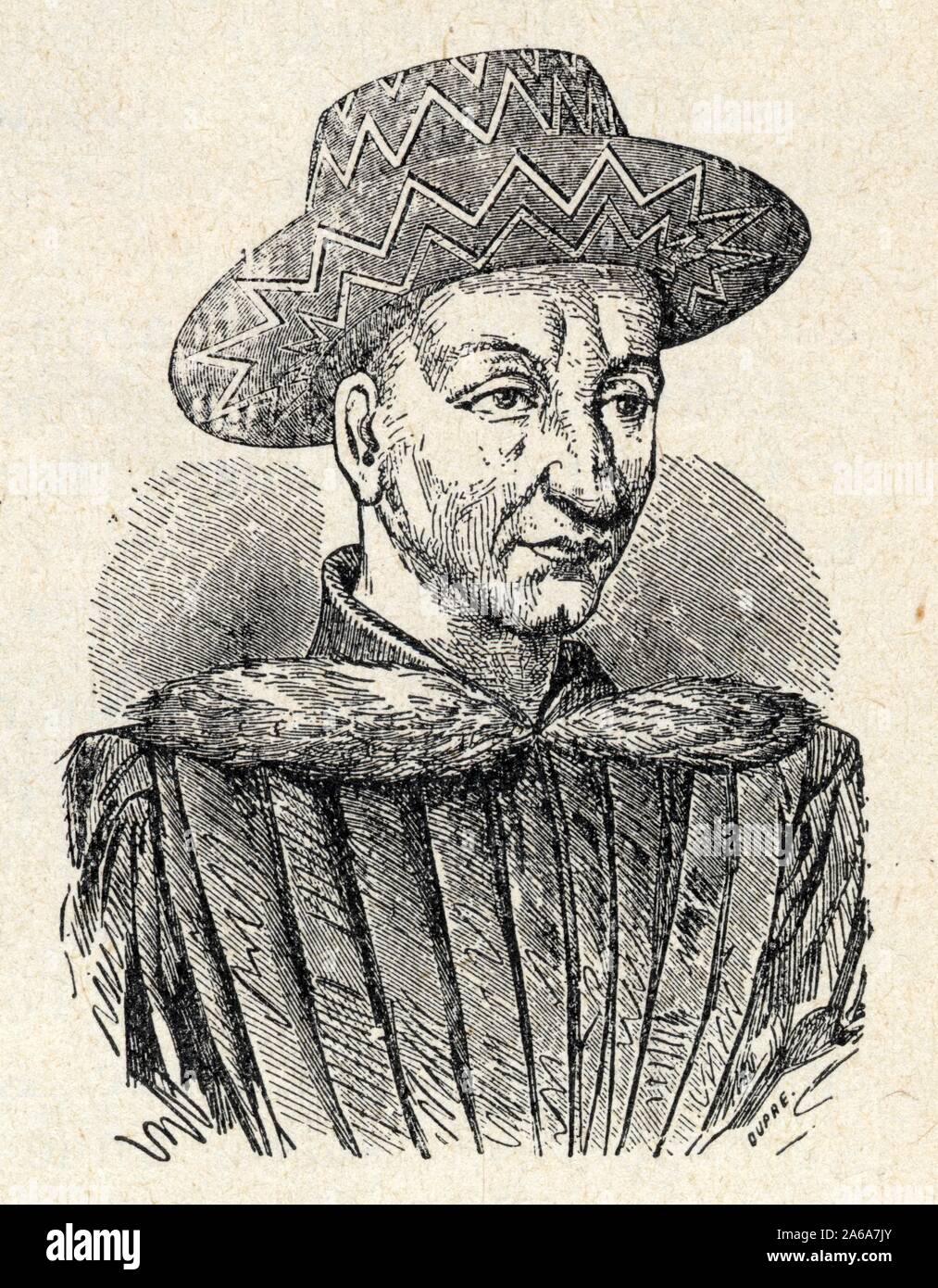 Charles VII.(1422-1461). roi de France Stock Photo - Alamy