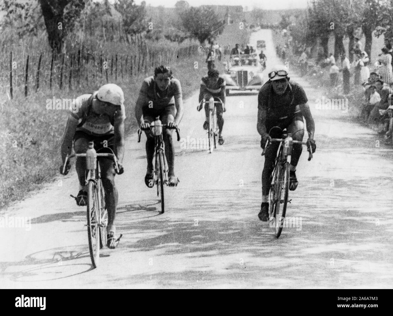 Fausto coppi gino bartali Black and White Stock Photos & Images - Alamy