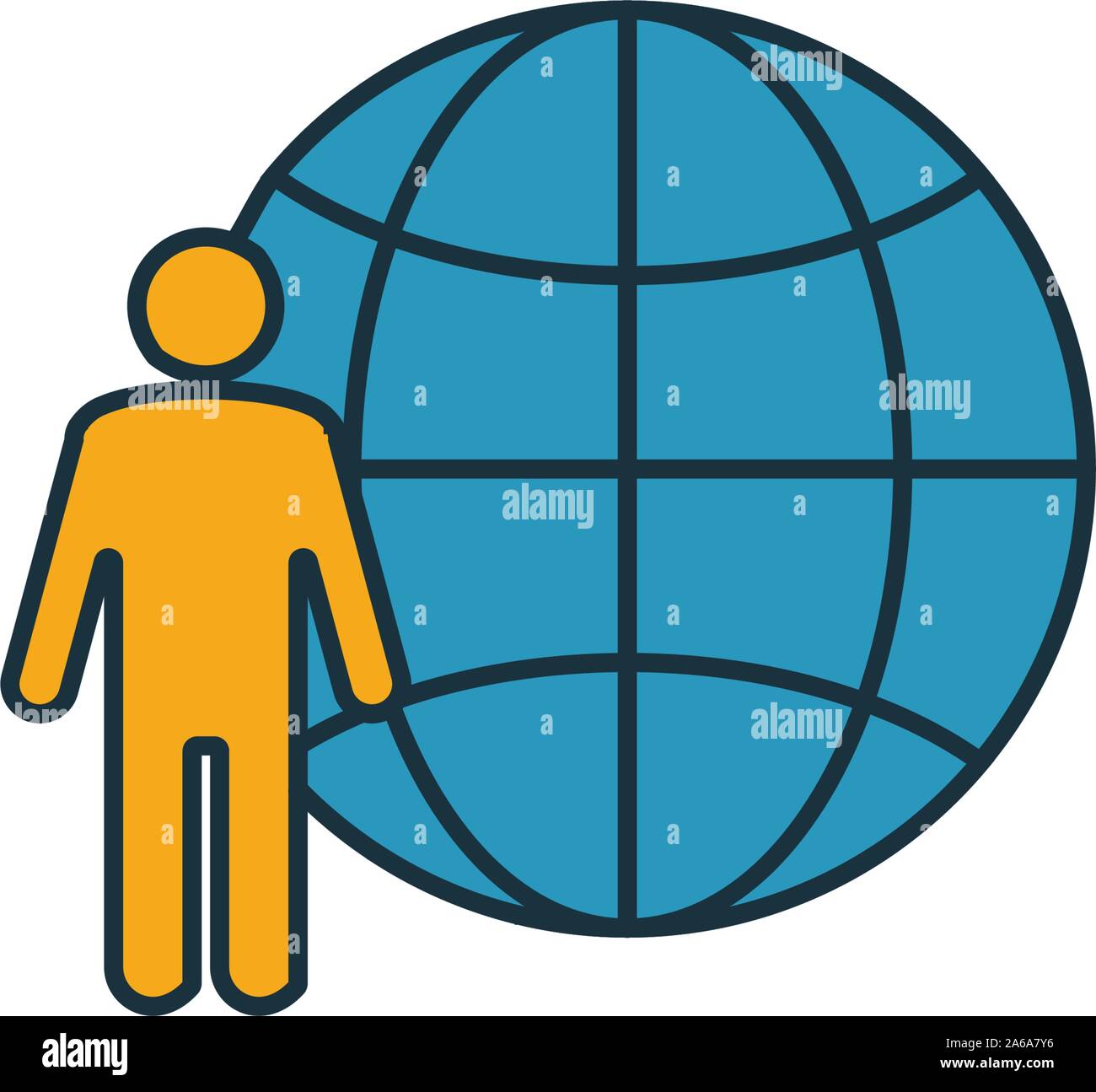 Global Management icon. Simple element from project management icons ...