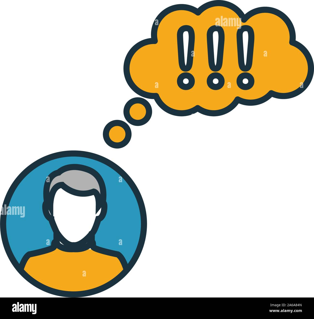 Imagination icon. Simple element from project management icons ...