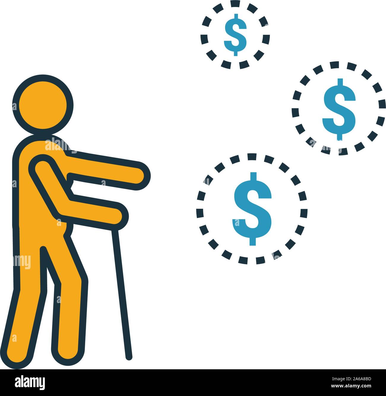 Retirement Payment icon. Simple element from personal finance icons ...