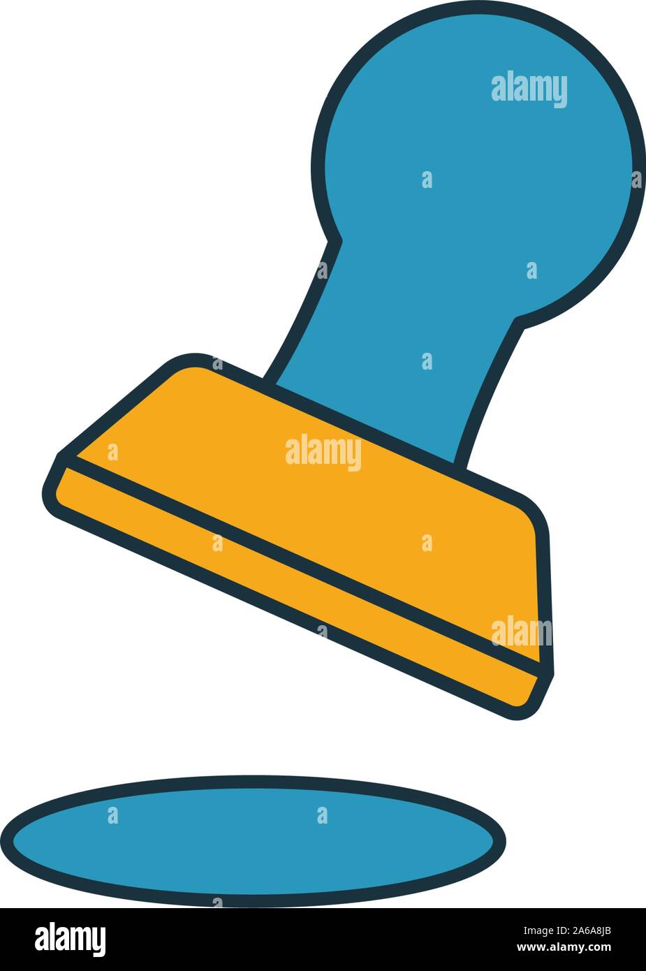 Stamp icon. Simple element from personal finance icons collection ...