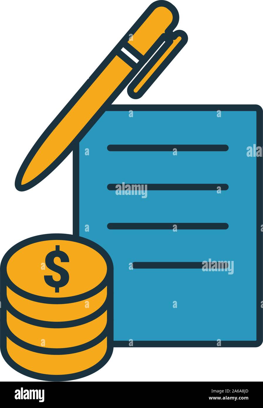 Budgeting icon. Simple element from personal finance icons collection ...