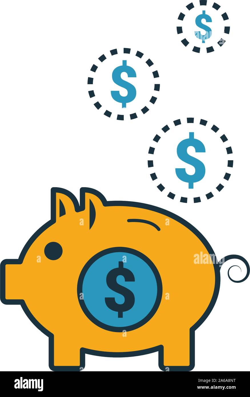 Saving icon. Simple element from personal finance icons collection ...