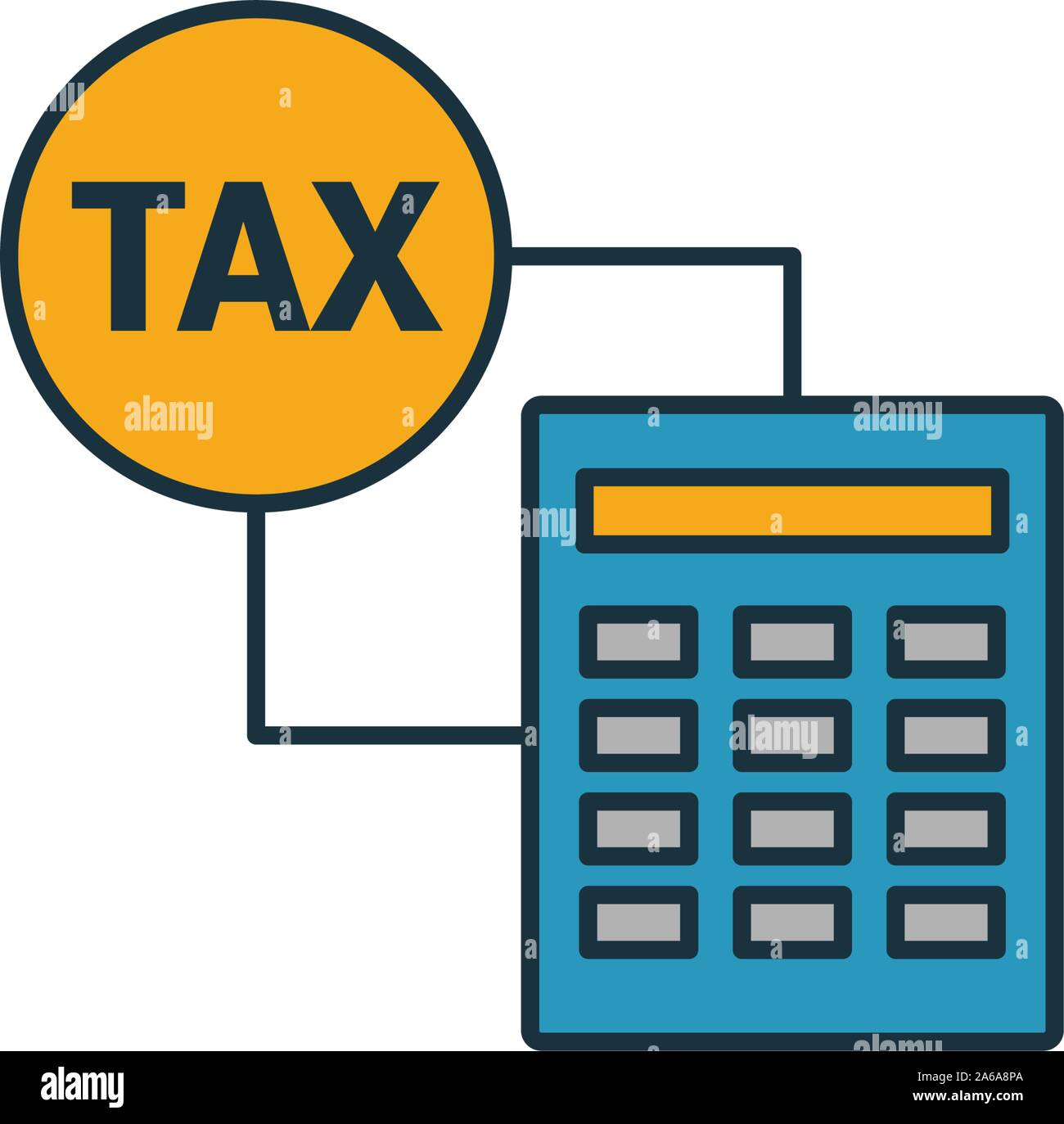 Tax Calculation icon. Simple element from personal finance icons ...