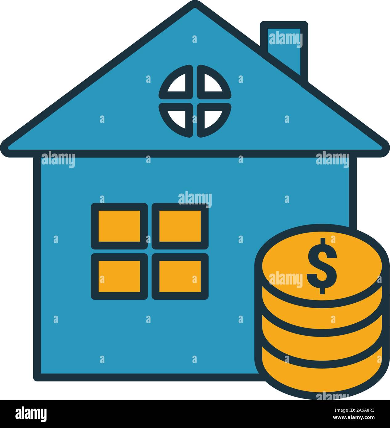 House Loan icon. Simple element from personal finance icons collection ...