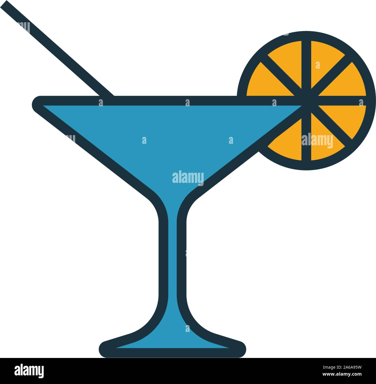 Cocktail icon. Simple element from party icon icons collection ...