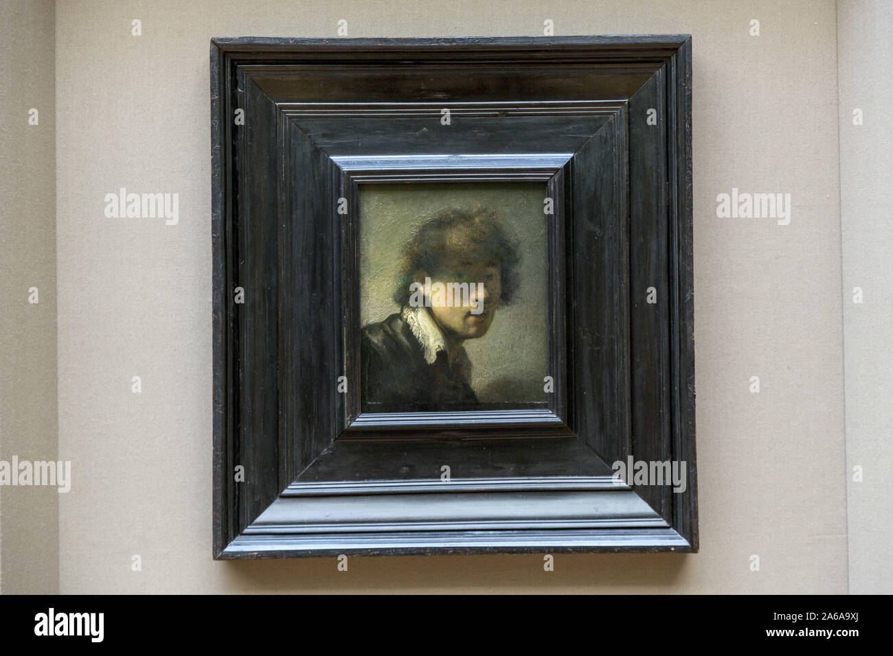 The self portrait by the dutch master rembrandt hi-res stock ...