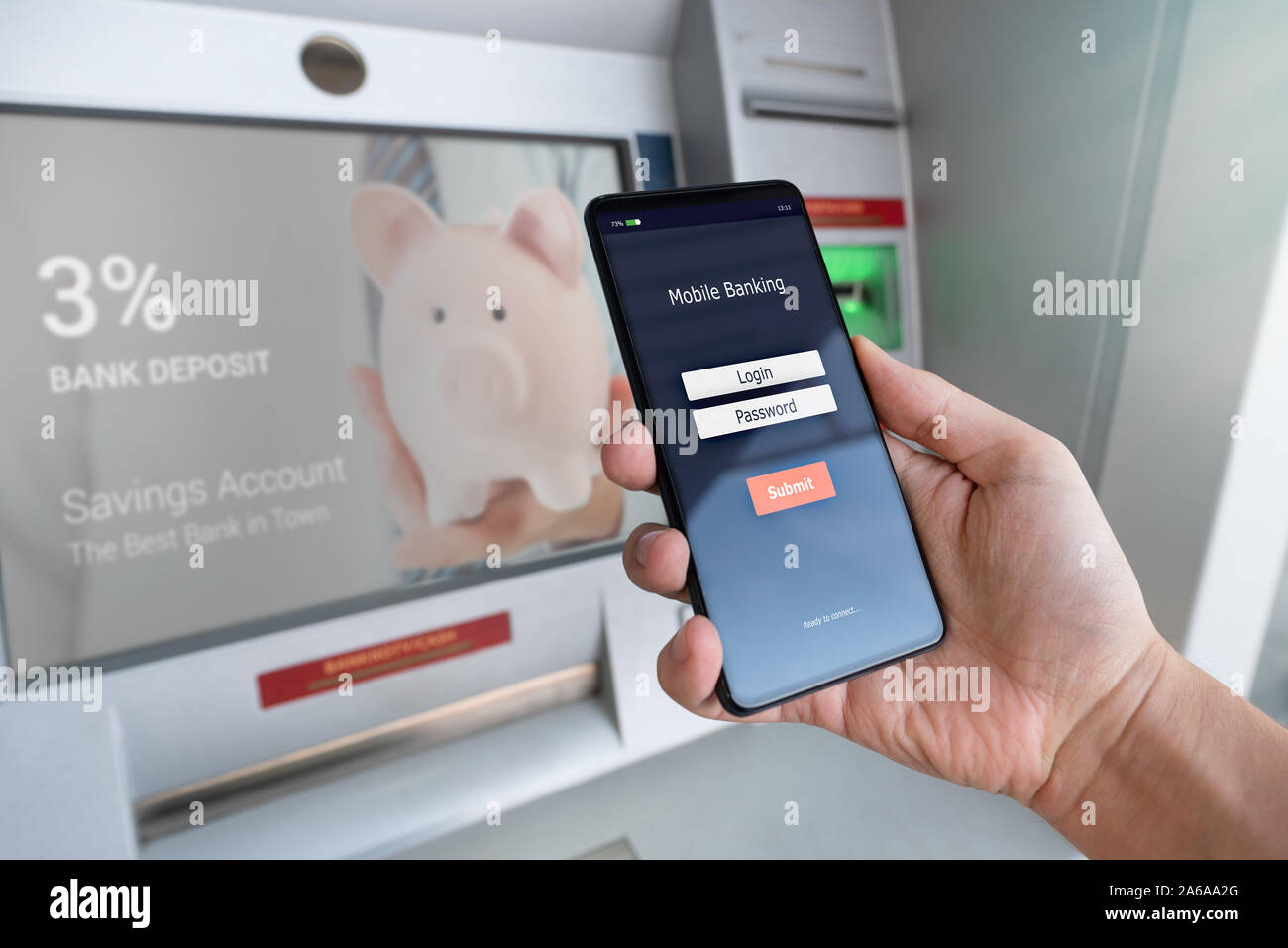 Atm screen hi-res stock photography and images - Alamy