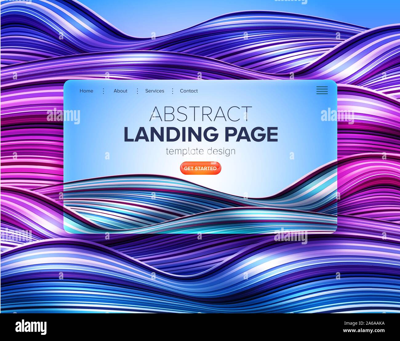 Abstract lines illustration Stock Vector Images - Alamy