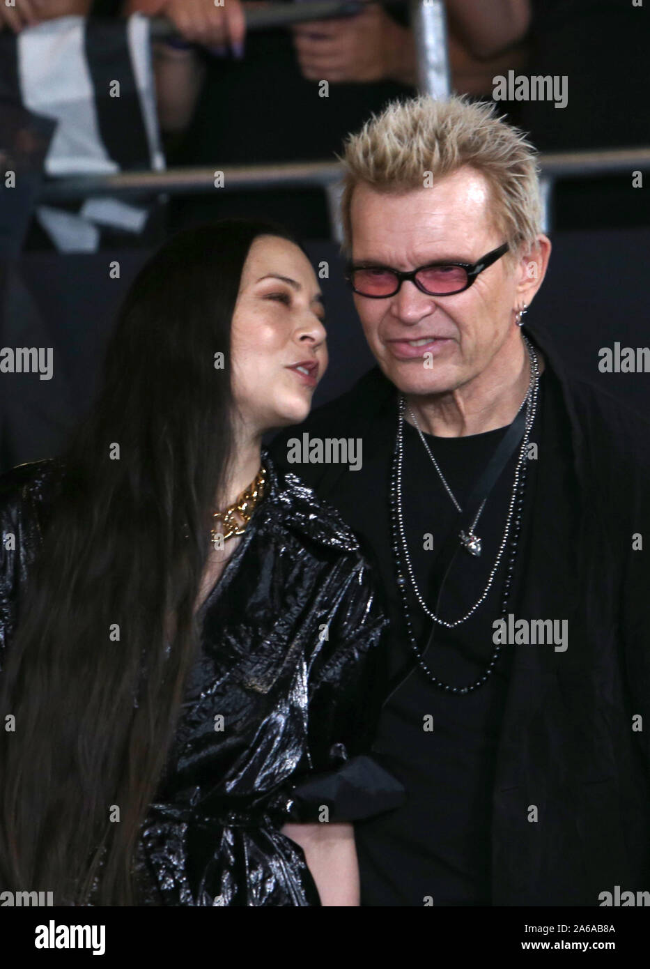 Hollywood, Ca. 24th Oct, 2019. Billy Idol, China Chow, at the Los ...