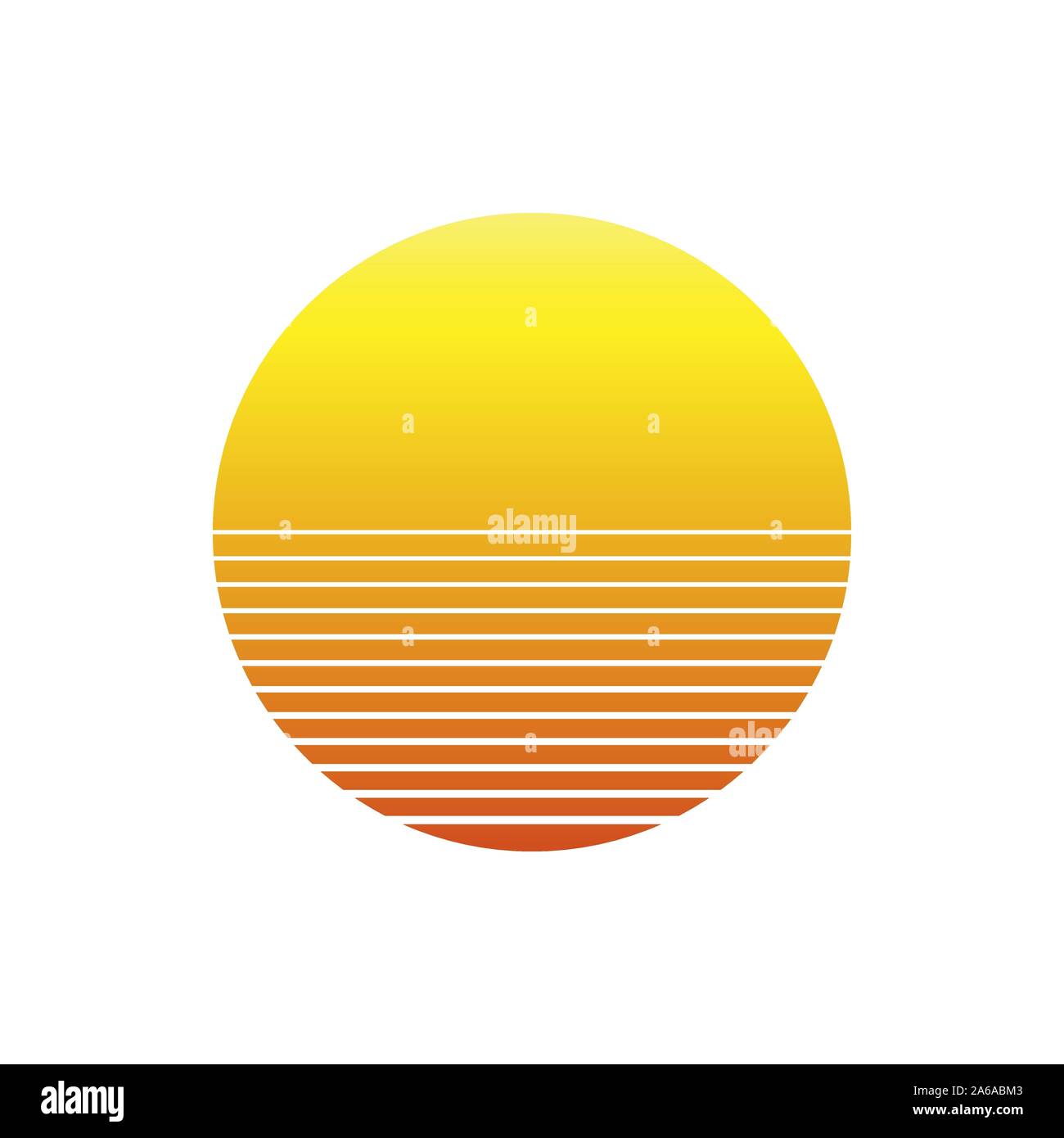 Retro Sun Vector