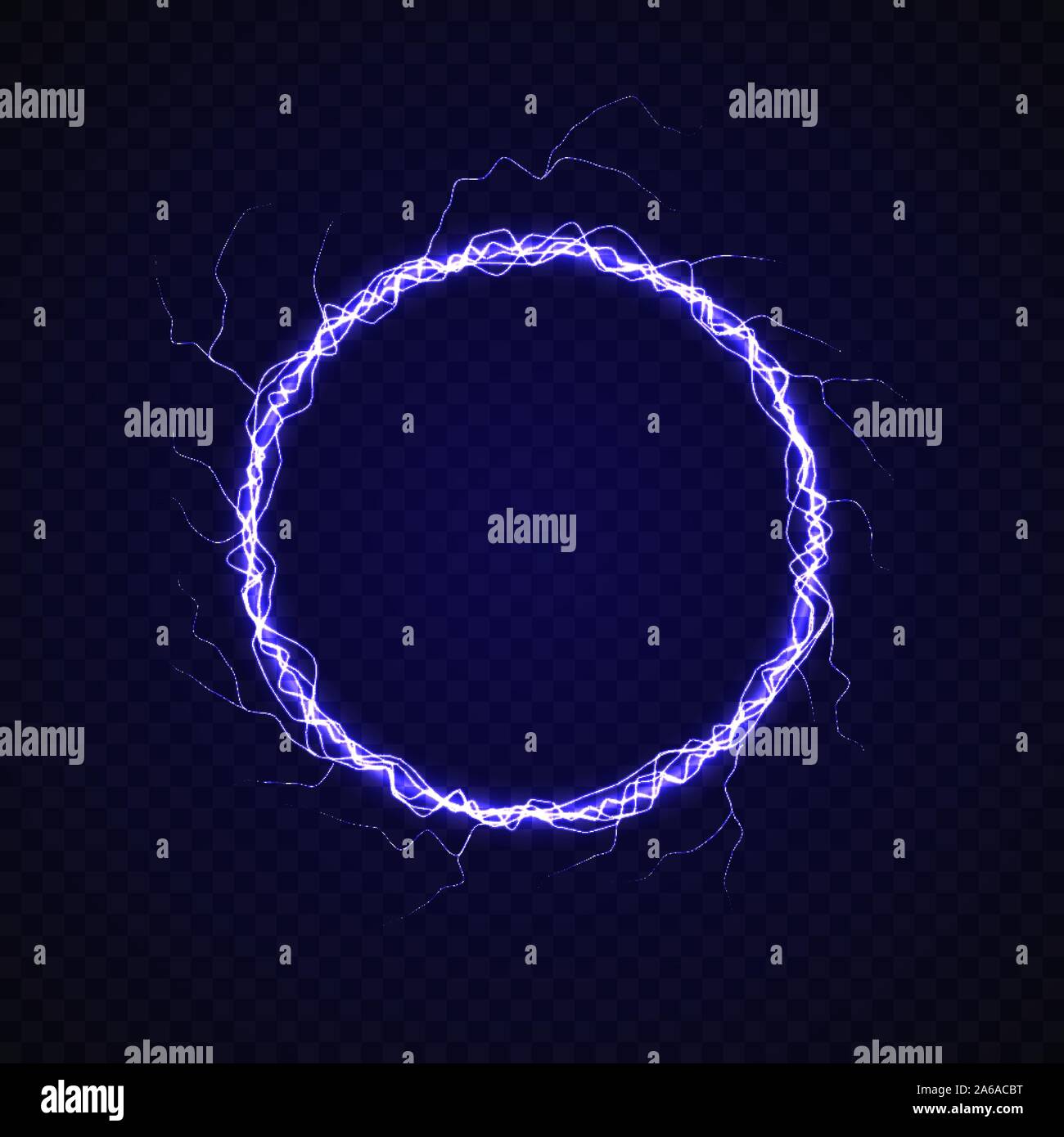 Electrical discharge impact effect Stock Vector Images - Alamy
