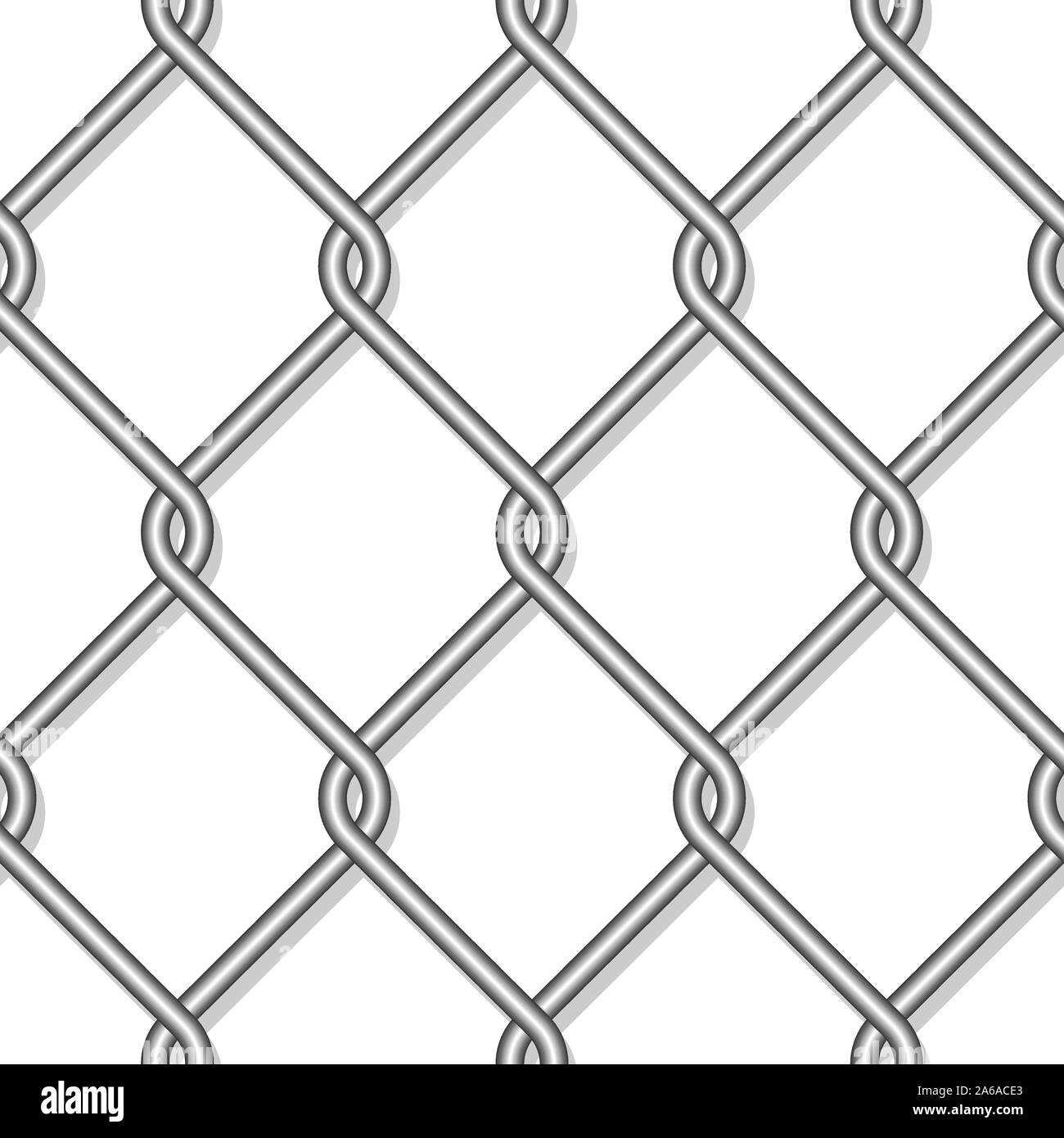 Realistic metal chain link fence seamless pattern isolated Stock Vector ...