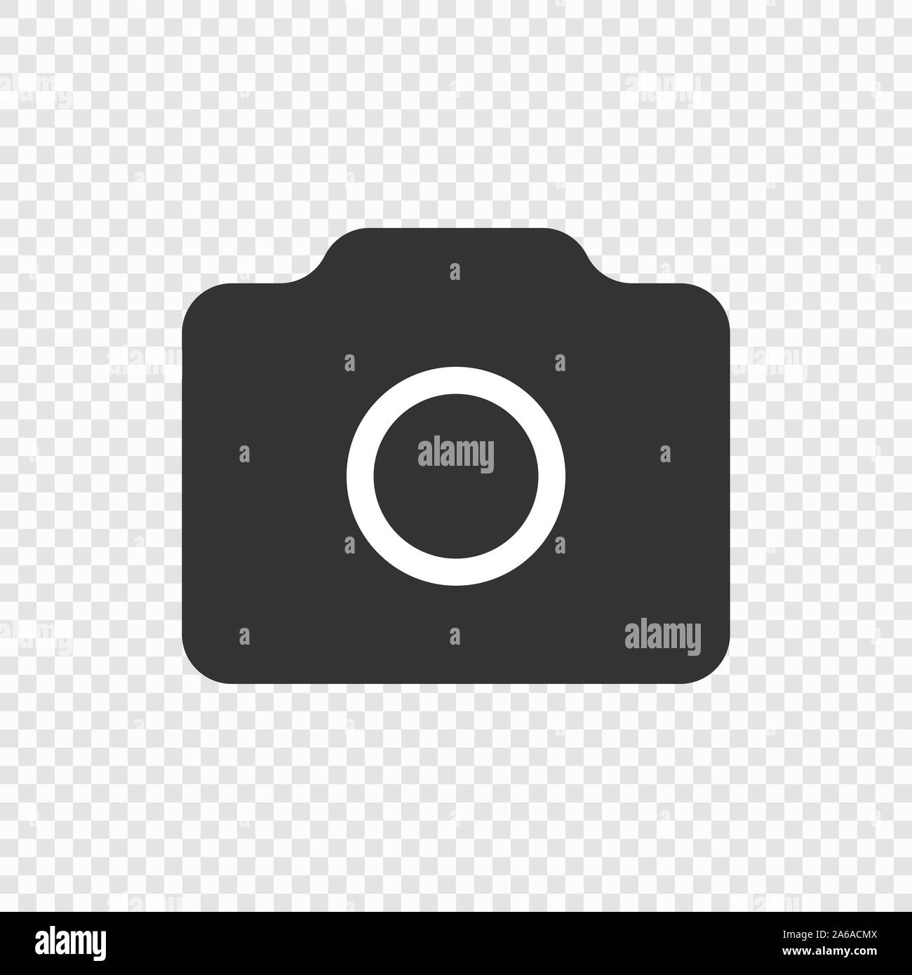 Photo Camera Icon isolated on transparent background Stock Vector Image ...