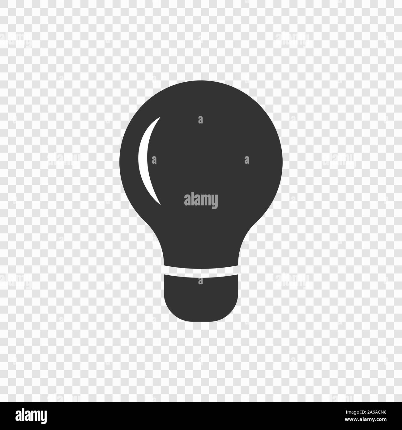 Light bulb lamp icon isolated Stock Vector Image & Art - Alamy