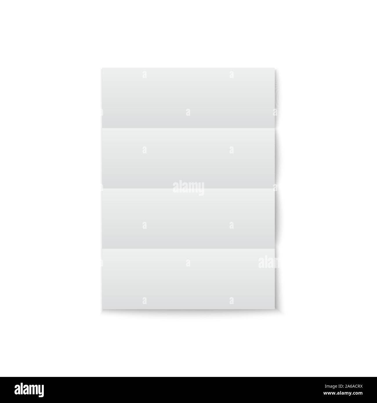 white paper with shadow isolated on transparent background Stock Vector ...