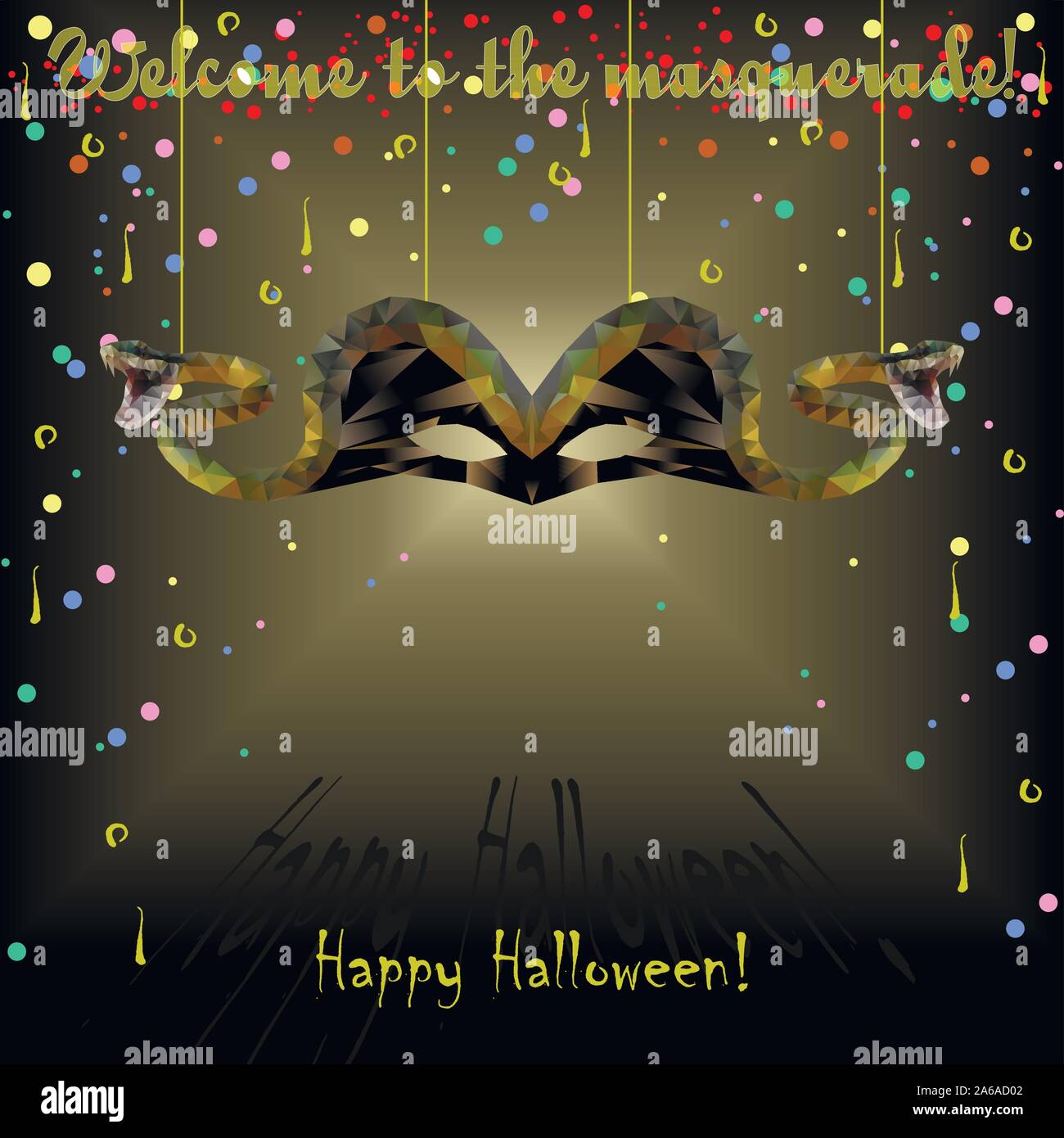 Masquerade graphic element Stock Vector Images - Alamy