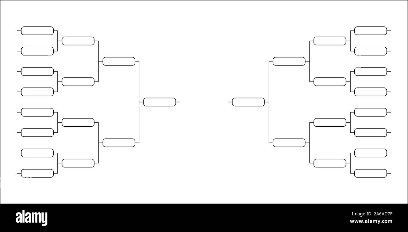 Team Tournament bracket. Play off template Stock Vector Image & Art - Alamy