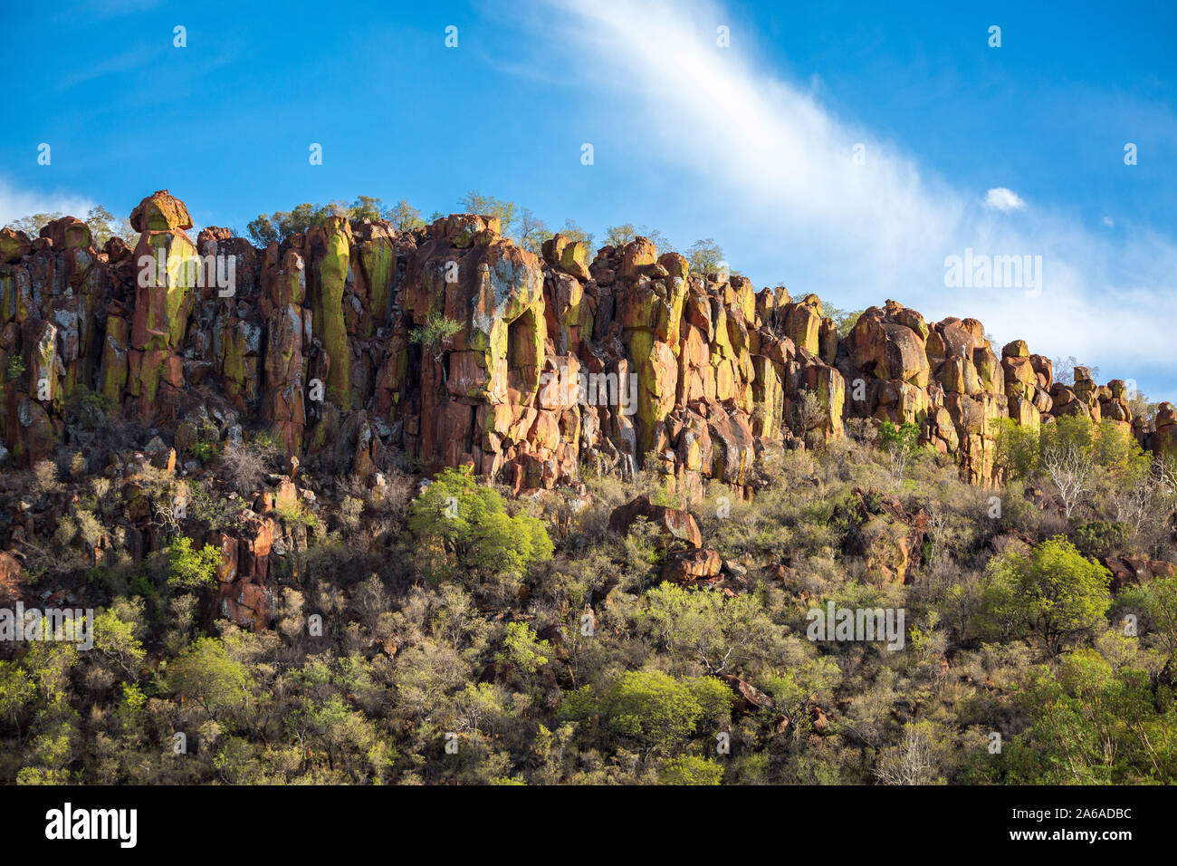 The rocky table mountain Waterberg, Namibia, Africa Stock Photo - Alamy