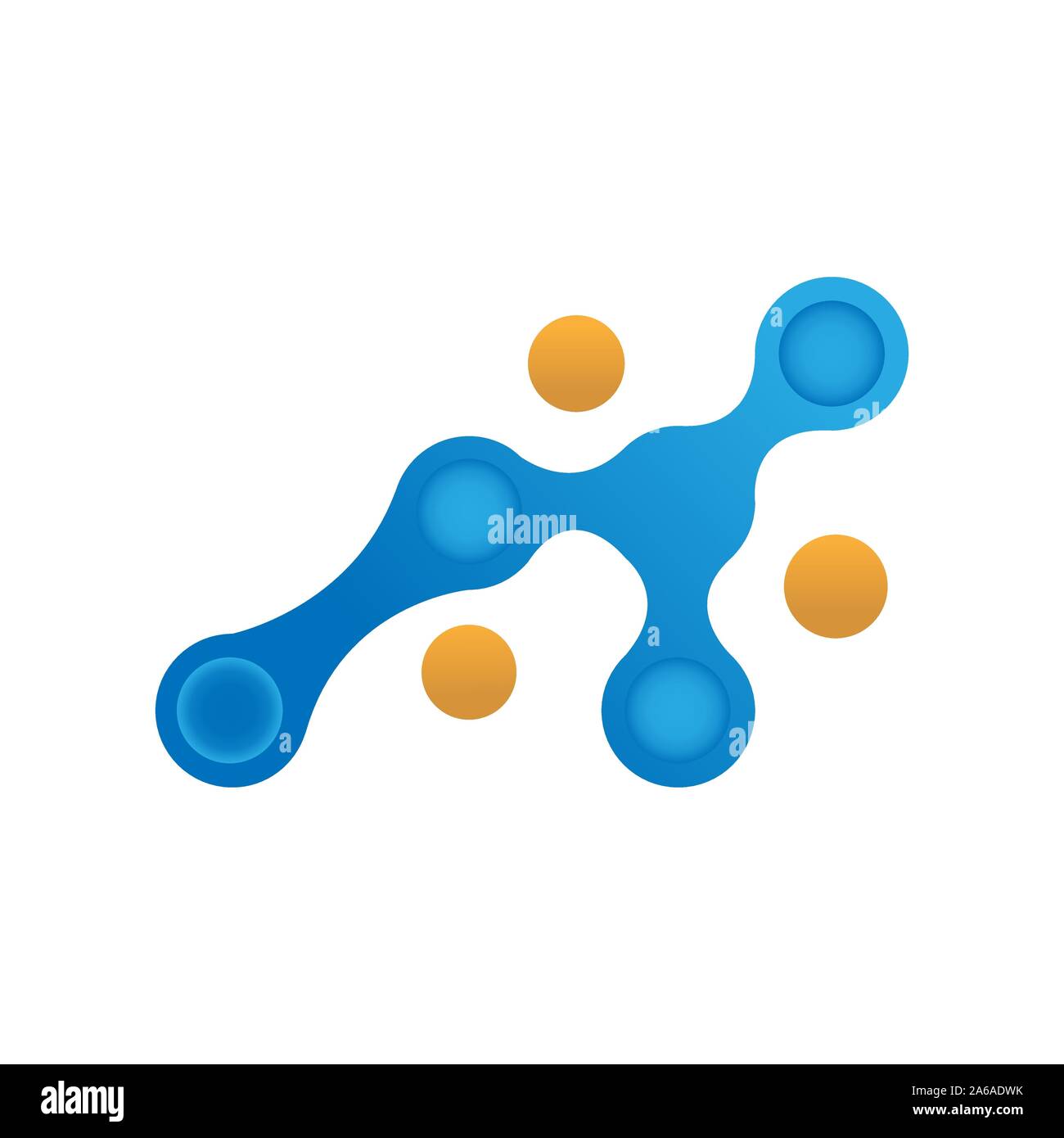 Vector technology logo design template for business. Digital connection ...