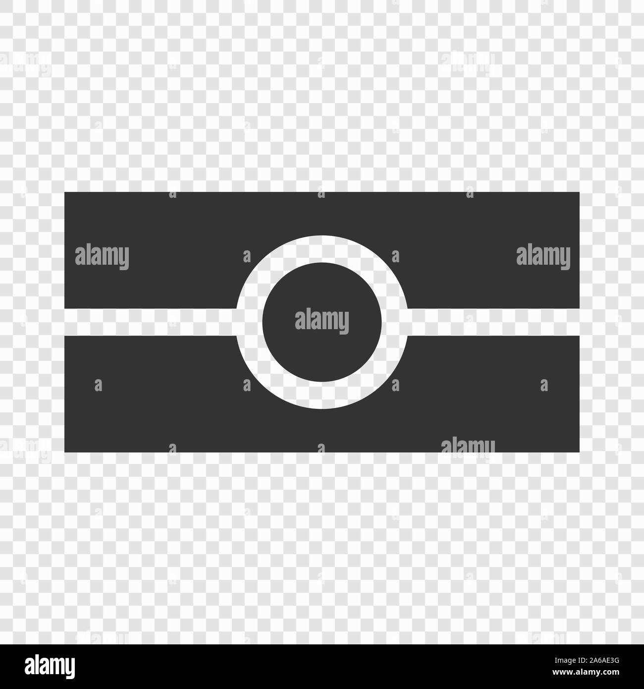 Biometric Passport Symbol E Passport Icon Isolated Stock Vector Image